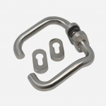 Stainless steel double handle cod. 3062.11 - Accessori per Infissi e ...